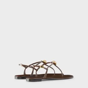 GIUSEPPE ZANOTTI Flat Thong Sandal With Embellishment