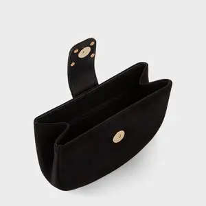 GIUSEPPE ZANOTTI Suede Seal Bag