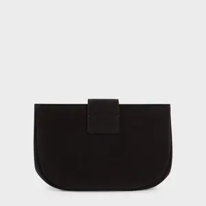 GIUSEPPE ZANOTTI Suede Seal Bag