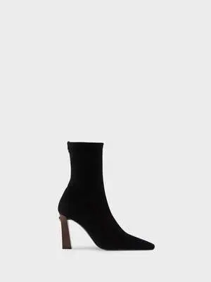 GIUSEPPE ZANOTTI Seal Stretch Bootie 90 - Black