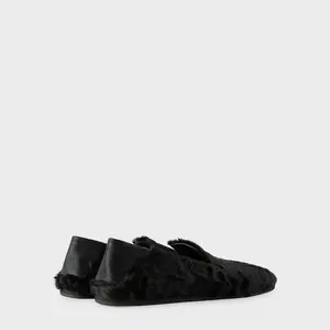 GIUSEPPE ZANOTTI Toulouse Fur Loafer Sabot