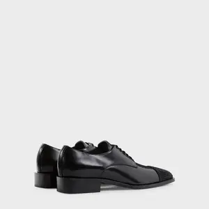 GIUSEPPE ZANOTTI Leather Embellished Lace-up Shoes