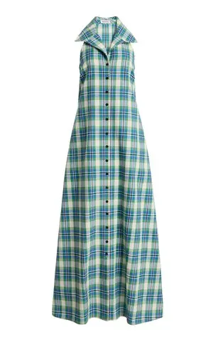 Plaid Midi Day Dresses