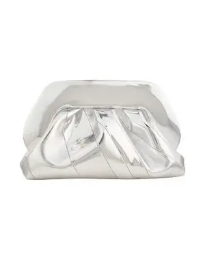 THEMOIRE Tia Handbag Textile Fibers - Silver