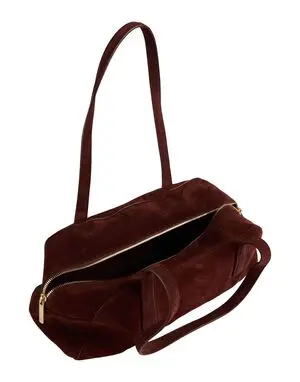 MANSUR GAVRIEL Helios Handbag Chocolate Leather