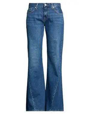 7 For All Mankind Jeans Size Cotton - Blue