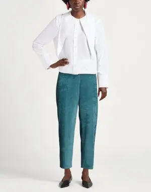 CIRCOLO 1901 Pants Deep Teal Size Cotton, Polyester