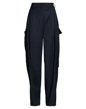 CARACTÈRE Pants Size Polyester, Wool, Viscose, Elastane - Blue