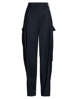 CARACTÈRE Cargo Pants In Polyester, Wool, Viscose, And Elastane - Blue