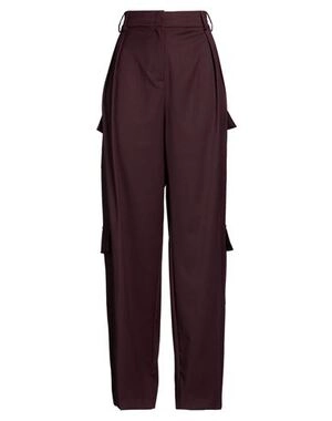 CARACTÈRE Twill Cargo Pants - Red