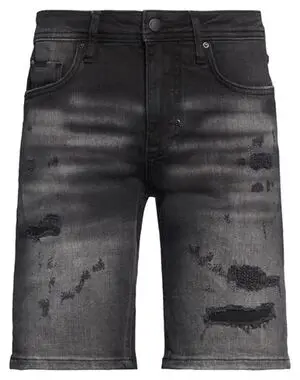 ANTONY MORATO Denim Shorts Size Cotton, Elastane - Black