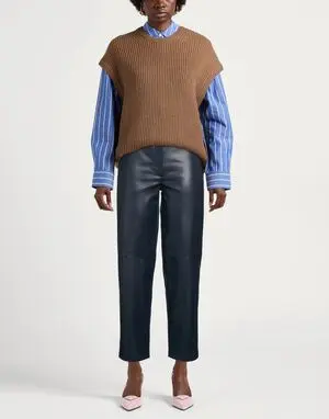 Alpha Studio Midnight Polyester And Polyurethane Resin Tapered Pants - Blue