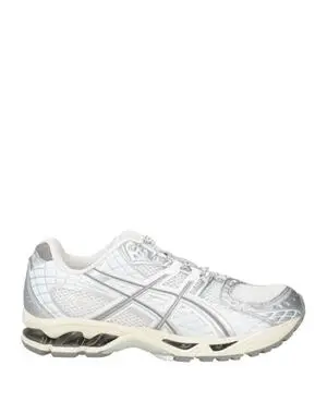 Asics Sneakers Size Textile Fibers, Synthetic Fibers - Silver