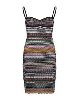 Missoni Mini Dress Size Viscose, Metal Fiber, Polyamide, Elastane - Green