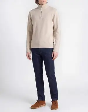 JACK & JONES Premium Organic Cotton Half-zip Sweater