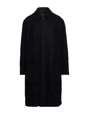 SEALUP Single-breasted Wool Blend Coat