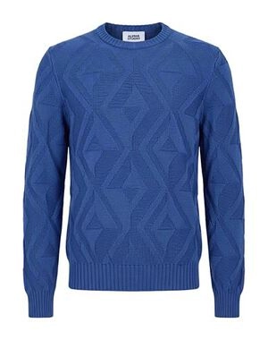 Alpha Studio Merino Wool Sweater - Azure