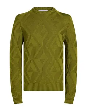 Alpha Studio Sweater Azure Size Merino Wool - Green
