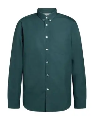 EDITIONS 102 Shirt Khaki Size Organic Cotton - Green