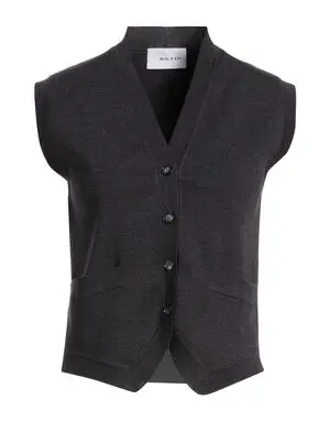 ANNA MOLINARI Wool Sleeveless V-neck Cardigan