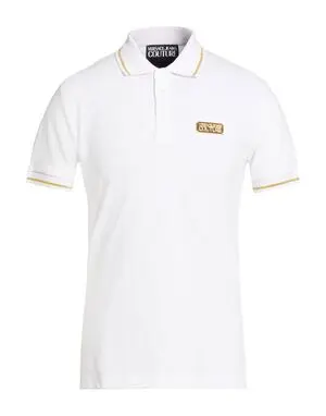 Versace Polo Shirt Size Cotton, Polyester, Metallic Polyester, Elastane