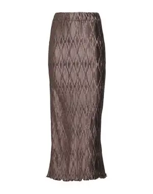 BY MALENE BIRGER Maxi Skirt Taupe Size Polyester