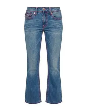 True Religion Jeans Size Cotton, Polyester, Viscose, Elastane - Blue