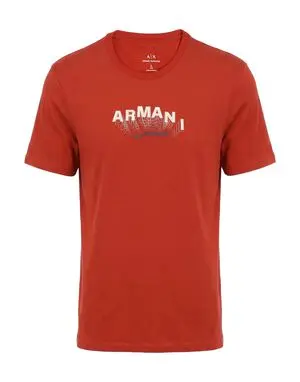 Armani Exchange T-shirt Size Cotton, Elastane - Orange