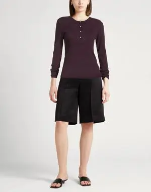 XACUS Long Sleeve Ribbed Cotton Polo Shirt