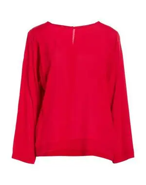 SHIRTAPORTER Top Size Acrylic, Silk - Red