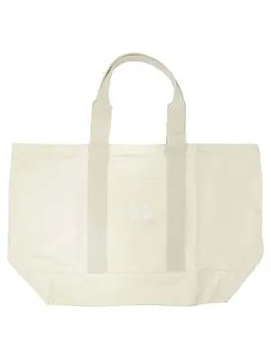 StÜssy Cotton Tote Bag With Logo - Beige