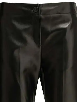 Khaite Mita Tailored Lambskin Leather Pants