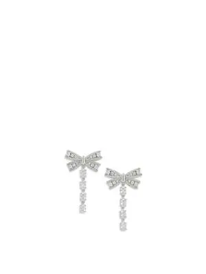 SELF-PORTRAIT Dangling Earrings With Crystals