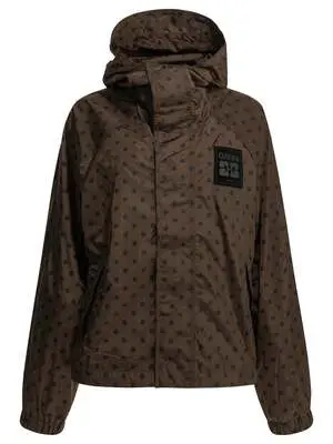 GANNI Light Polka Dot Jacket - Brown