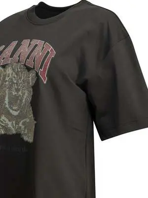 GANNI Baby Tiger' Crewneck T Shirt