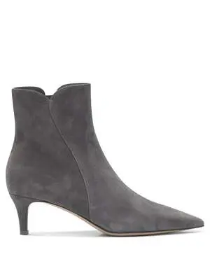 GIANVITO ROSSI Levy 55 Mm' Ankle Boots With Zipper - Grey