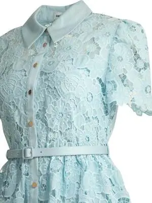 SELF-PORTRAIT Lace Midi Dress