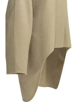 Alaïa Long Asymmetrical Cashmere Coat
