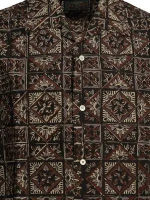 BEAMS Block Print' Casual Shirt