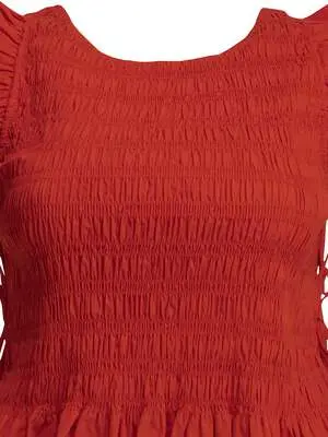 GANNI Casual Pleated Top