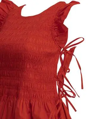 GANNI Casual Pleated Top