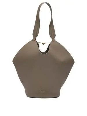 Khaite Lotus' Medium Shoulder Bag - Brown