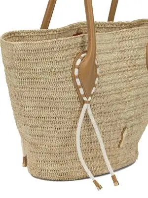 CHRISTIAN LOUBOUTIN Raffia Shoulder Bag