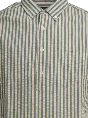 BEAMS Casual Cotton Seersucker Shirt