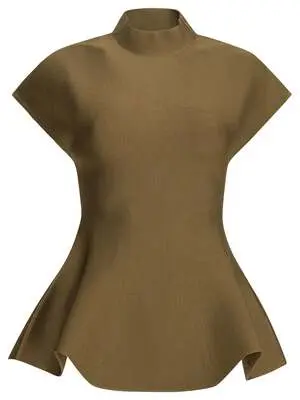 Khaite Andra' Casual Top - Brown