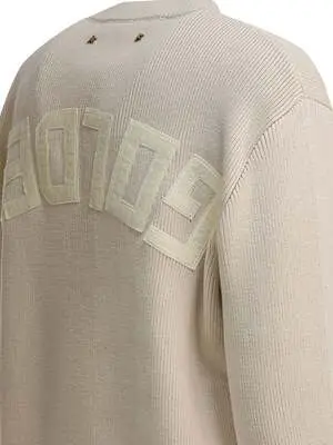 GOLDEN GOOSE Crewneck Sweater With Reverse Logo
