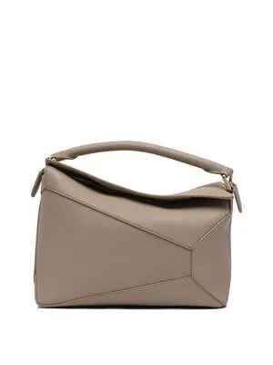 Loewe Leather Shoulder Bag - Beige