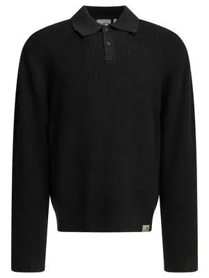 Carhartt Work In Progress Miles' Polo Sweater - Black