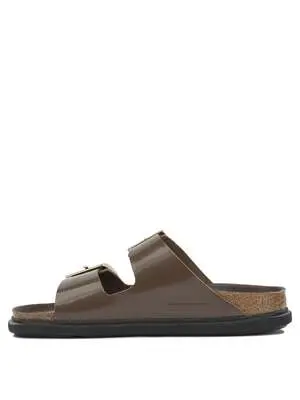 BIRKENSTOCK Arizona Droplet Buckle Low Sandals - Brown