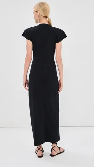 Isabel Marant Étoile Nadra Jersey Maxi Dress - Black